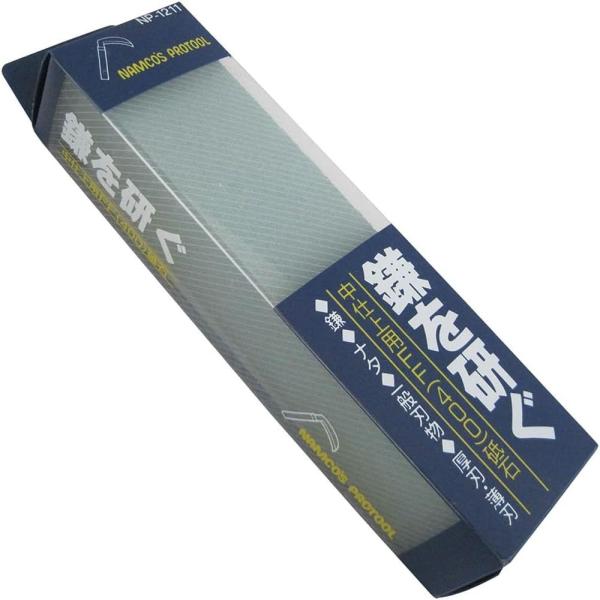 【商品概要】サイズ:150×38×25mm粒度:#400用途:鎌、ナタ、一般刃物、厚刃・薄刃【商品説明】説明刃の切れが悪くなったときや、日ごろのお手入れに使用する【商品詳細】ブランド：ナニワ研磨工業商品名：NAMCO'S GC角 FF 鎌砥...