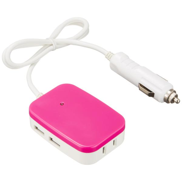 【商品概要】●本体サイズ:54(W)×77(H)×22(D)mm 重さ:110g●電源プラグコードの長さ:約600mm●入力電圧:DC12V●出力電圧:AC100V●定格出力:30W●最大出力:38W●変換効率:80%●USB出力:DC5V...