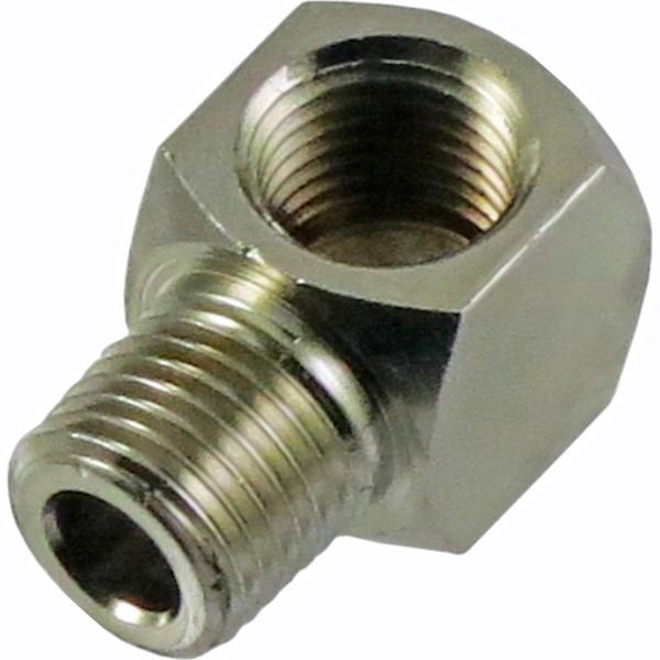 【商品概要】取付けネジ同径 Rc1/4(PT1/4)管用テーパーメネジ×R1/4(PT1/4)管用テーパーオネジ使用最高圧力 1.0MPa材質:黄銅(真鍮) メッキ仕上げ用途:パイプとパイプをL型に接続【商品説明】【商品詳細】ブランド：近与...