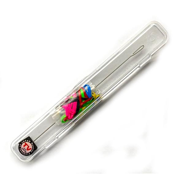 【 ご注意：ご購入後の当店からのメールを必ずご確認ください 】【商品概要】付属 : シリコン製輪ゴム【商品説明】説明泳がせ釣りでは、エサの元気度は釣果に直結します。この「目通し針」を使用すれば、エサの子魚のダメージが最小の状態でのエサ付けが...