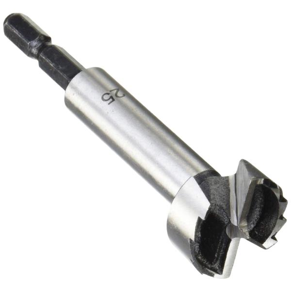 【商品概要】用途:木材の穴あけ(貫通穴・止まり穴)適応材:木材全般(一般木材・集成材)サイズ:25mm最大深穴加工:約40mm適応機種:電気ドリル・インパクトドリル・ボール盤適正回転数:600~1300回転/分材質:炭素工具鋼軸形状:6.3...