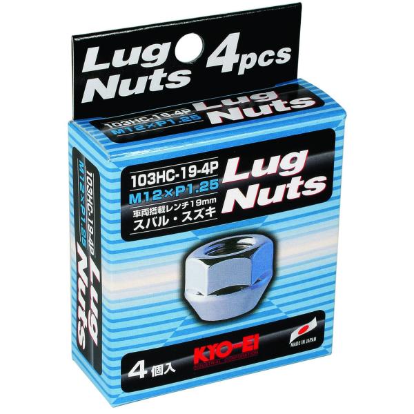 【 ご注意：ご購入後の当店からのメールを必ずご確認ください 】【商品概要】● 品番 : 103HC-19-4P ● M12 x P1.25 19HEX ● 貫通タイプ ● クロームメッキ ● 4個入【商品説明】説明●協永産業の培ってきたノウ...