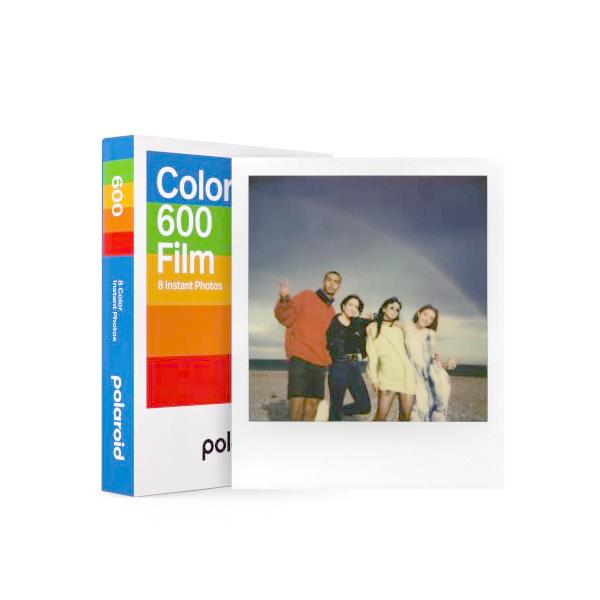 【商品概要】「Polaroid 600シリーズ」用カラーインスタントフィルムふんわりとした仕上がりが特徴の、600タイプの高感度フィルムです。枚数：1パック8枚入りフレームカラー：ホワイト/フィルムタイプ：カラーフィルム対応カメラ：Pola...