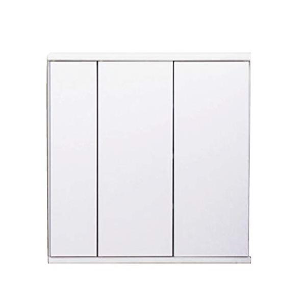 【商品概要】・〔本体〕　幅60×奥行16×高さ62cm・〔扉内内寸〕　幅（小12）（大42）×奥行12×高さ56cm・〔可動棚〕　6枚プリント紙化粧繊維板日本製、お客様組立品【商品説明】サイズ：幅60cm 一人暮らし、賃貸住宅におすすめ！&...