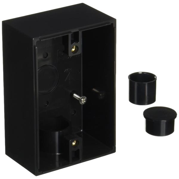 【商品概要】メーカー型番:PVR22-BC1K【商品説明】説明特徴防水コンセントにピッタリのワイドサイズ!※片側のみ接地極が付いているコンセント等には適合しません。片側接地コンセント用ボックスをご使用下さい。※器具の種類によって取り付かない...