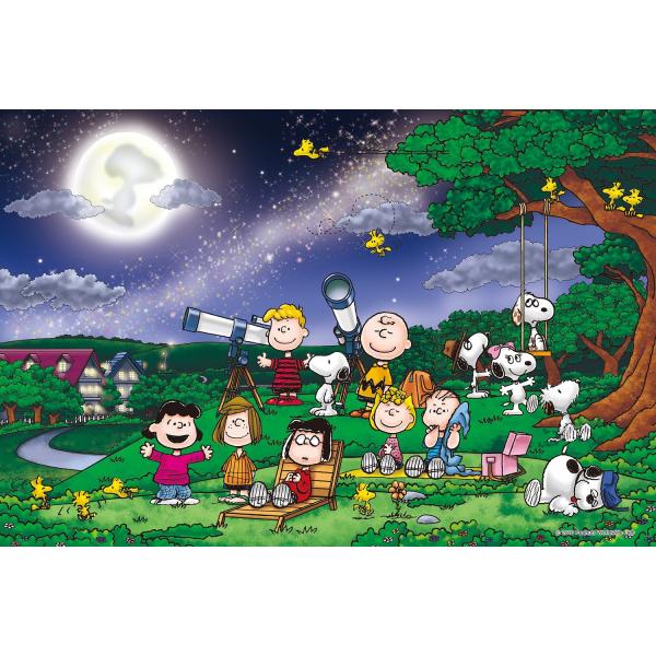【商品概要】(C)2016 Peanuts Worldwide LLC 発売元:株式会社アポロ社本体サイズ:50x75cm1000ピーススヌーピーとチャーリーブラウンの仲間たちが天体観測暗所で発光を楽しむことができる【商品説明】説明スヌーピ...
