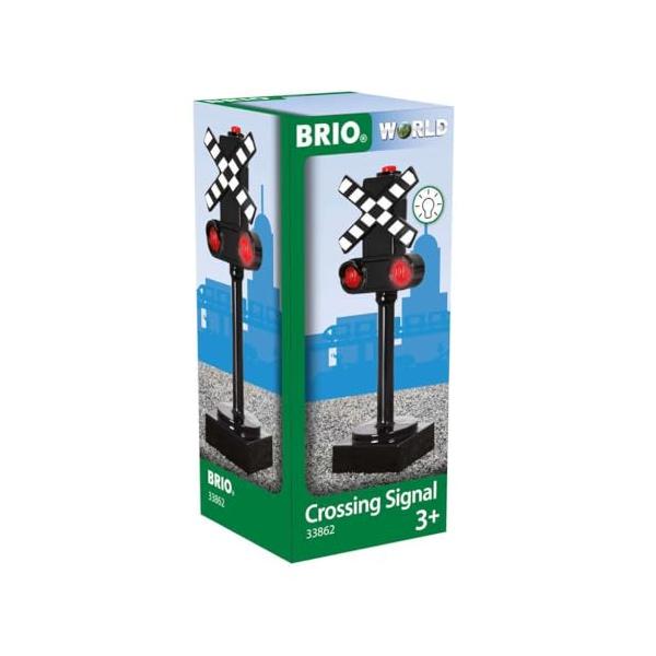 【商品概要】BRIO (ブリオ)レールウェイシリーズのライト付き踏切シグナルです。踏切シグナルのボタンを押せば赤いランプが点滅し、列車が安全に通過できます。お手持ちののBRIO (ブリオ)レールウェイシリーズと組み合わせて遊ぶことが可能です...