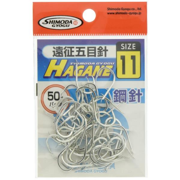 【 ご注意：ご購入後の当店からのメールを必ずご確認ください 】【商品概要】入数:50本サイズ:11号部門名: ユニセックス大人フック・針【商品説明】説明マダイ・アオダイ・ウメイロ・イサキ等の高級五目釣りに最適なバラ針! ヒラメ釣りの親鈎・孫...