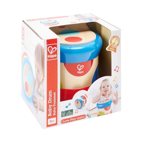 【商品概要】<b>対象年齢 :</b>6月以上対象性別 :男女共用単3電池3本使用(別売)本体サイズ :12.7×15×15cm世界60か国以上で愛される知育玩具、ハペのおもちゃ【商品説明】説明はじめてのたいこ、リズ...