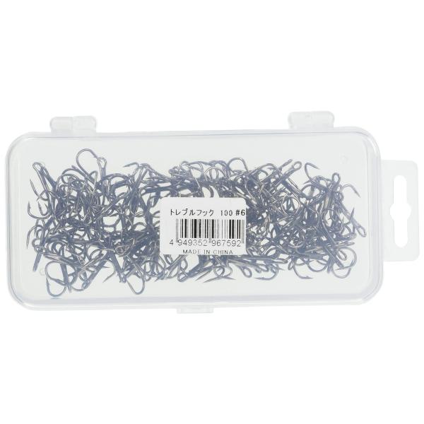 【 ご注意：ご購入後の当店からのメールを必ずご確認ください 】【商品概要】サイズ:#6錆びたフック交換に中古販売の交換用にケース付きで安全収納【商品説明】説明クローム仕上 100本入 ケース付【商品詳細】ブランド：モアバイツ(MOREBIT...