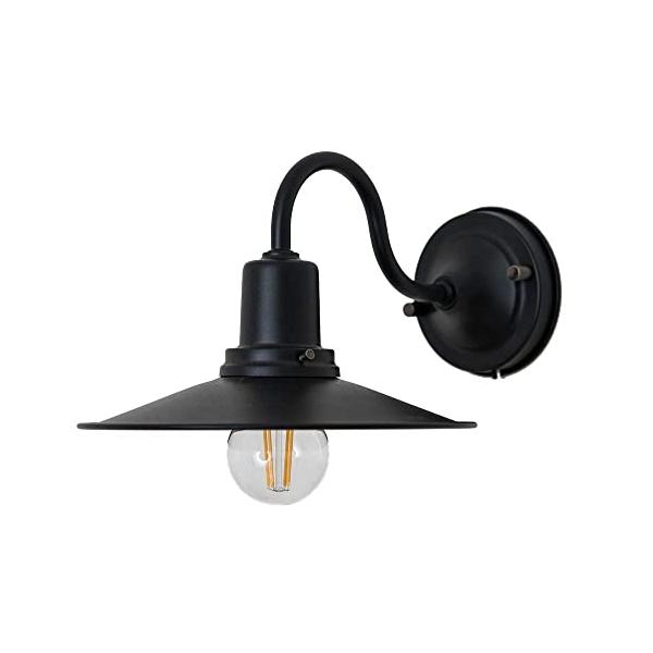 【商品概要】【工業風のデザイン】：門灯、玄関灯に真似た昔懐かしい姿形でアンティーク調がそのまま醸し出せます。古材を使用した空間にぴったり。北欧インテリアやナチュラルテイス トのインテリアにも似合います。【傘型デザイン】：屋外でも使用できます...