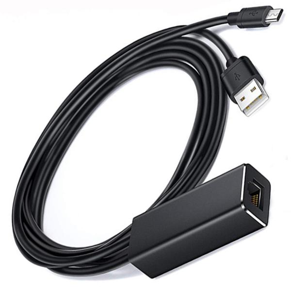 【商品概要】【Micro USB LAN 変換アダプタ】: Micro usb lan 変換 アダプタにてFire TV（第3世代）、Five TV Stick（第2世代）、Google Chromecast、Chromecast Ultr...