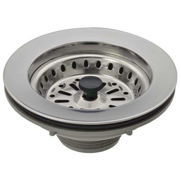 【商品概要】取付穴径:89mm(絞り段外径116mm)取付はさみ込み厚:3.5mm取付ネジサイズ:G11/2使用温度:1〜60度C材質:ステンレス・ポリプロピレン・スチレンゴム【商品説明】説明流し台用の排水栓【用途】流し台用の排水栓【特徴】...