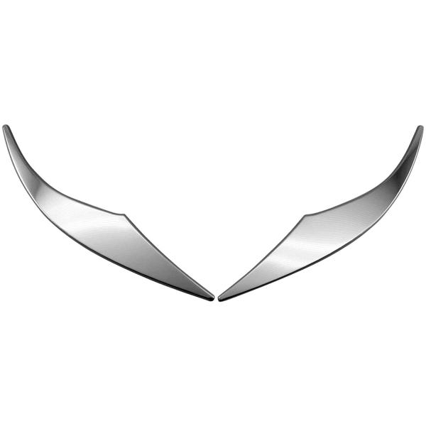 【商品概要】同一商品でも様々な名称・通称がありますので、下記に一部を記載させていただきます。ヘッドライトプレート ヘッドライトモールヘッドライトリム ヘッドライトベゼル ヘッドライトパネルヘッドランプガーニッシュ ヘッドランプカバー ヘッド...