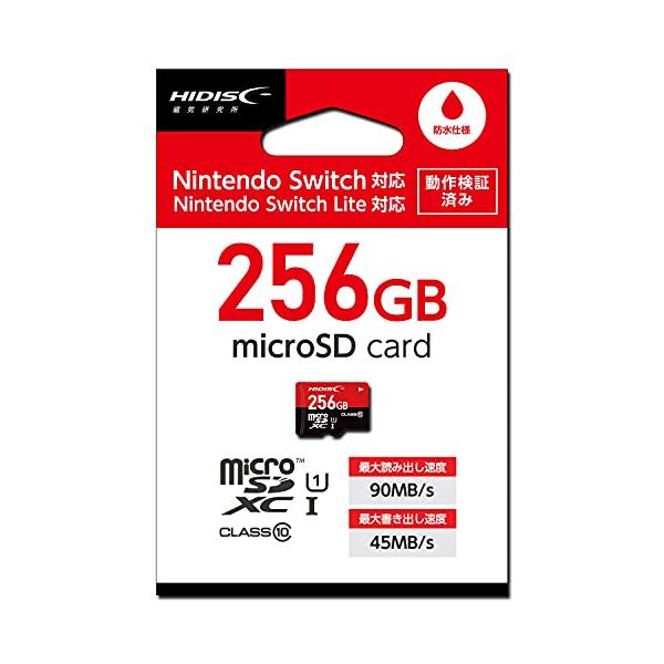 【商品概要】■規格　microSDXC■容量　256GB■スピードクラス　Class10 UHS-I■R/W　up to 90■ファイルシステム　exFAT■サイズ　15mm×11mm×1mm■メーカー保証　1年間■ECC機能内蔵■動作電圧...