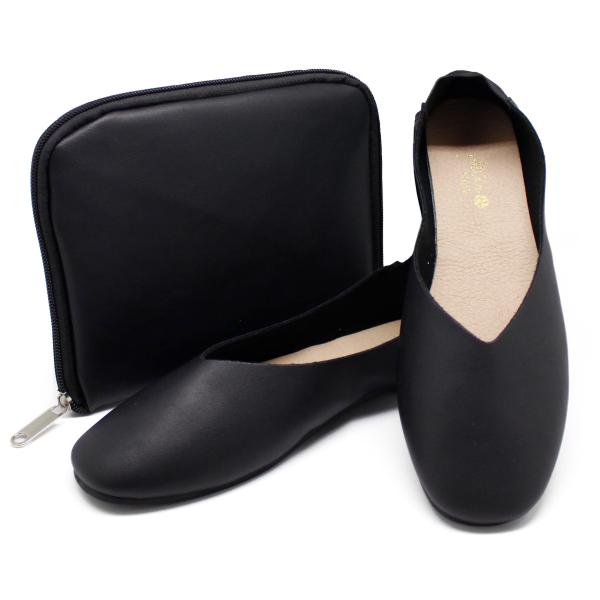 【商品概要】サイズ：23.0〜24.0ｃｍポーチ収納時：約W19×Ｈ15×Ｄ5.5ｃｍバッグ時：約Ｗ43×Ｈ27×Ｄ20ｃｍ（持ち手含まず）靴主材：PU・合成ゴム底ポーチ主材：PU・ポリエステルMADE IN CHINA / DESIGNE...