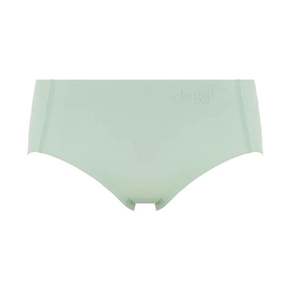 【商品概要】オーガニックコットン 55％ 生地を使用したナチュラルな風合いの無縫製ショーツです。 生地端が切りっぱなしで、マチシームもないのでパンツスタイルにぴったりです。 吸水速乾機能があります。 はき込み丈は普通です。 <br&g...