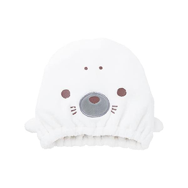 【商品概要】ポリエステル85％、ナイロン15％【商品説明】【商品詳細】ブランド：LIV HEART商品種別：ビューティー商品名：りぶはあと ヘアキャップ アニマルきゅうそくタオル アザラシ (全長約22cm) 吸水速乾 やわらかい 1781...