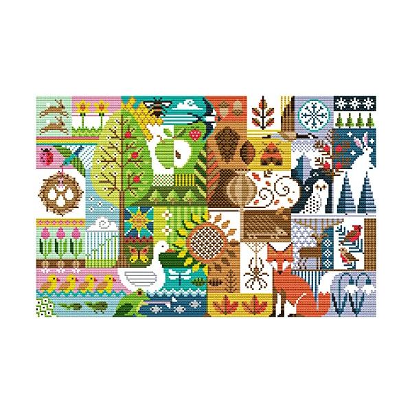 【商品概要】? 簡単で楽しい:すべての年齢、初心者、大人、または上級者に最適です。 画家のようにクロスステッチアートを楽しみ、ストレスを軽減する方法を学び、壁の装飾やクリスマスプレゼントに最適です。刻印:11カラット、57×40cm/22....
