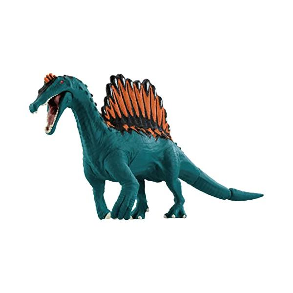 【商品概要】(C) TOMY電池は使用しません。【商品説明】説明商品紹介「冒険大陸 アニアキングダム」シリーズに、「スピン (スピノサウルス)」の単品フィギュアが登場!スピン (スピノサウルス)は、口が開き、尻尾が動きます。【セット内容】フ...
