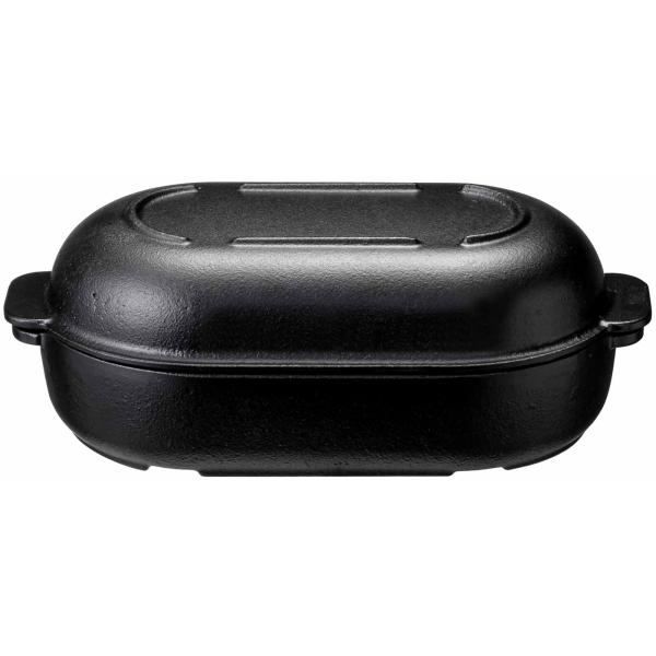 【商品概要】サイズ(約):幅25×奥行13.6×高さ8.8cm本体重量(約):2195g、セラミックボール(約):300ｇ素材・材質:鉄鋳物、セラミックボール生産国:中国対応熱源:ガス火、IH電磁調理器、オーブン使用可能【商品説明】【商品詳...