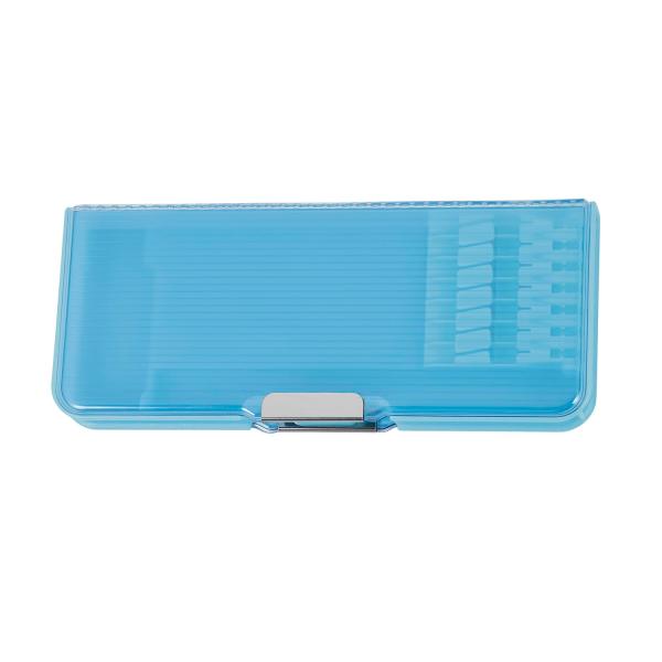 【商品概要】【仕様】中身が見えて忘れ物ゼロ!【特徴1】裏面もクリア素材で中身が見える【特徴2】芯先が確認できて鉛筆の削り忘れがありません【特徴3】細めから太めの鉛筆に対応の鉛筆ホルダー(7本)【特徴4】2ドアコンパクトタイプ、強化プラスチッ...