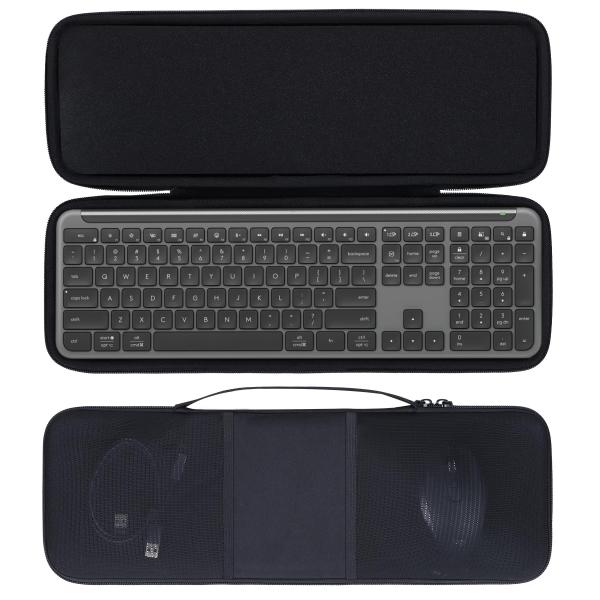 【商品概要】Lebakortストレージボックスはと互換性のあるLogicoolロジクール SIGNATURE SLIM K950GR K950OWワイヤレスキーボード 用に設計されています。上の蓋には厚さ10センチのスポンジがありシェルは、...