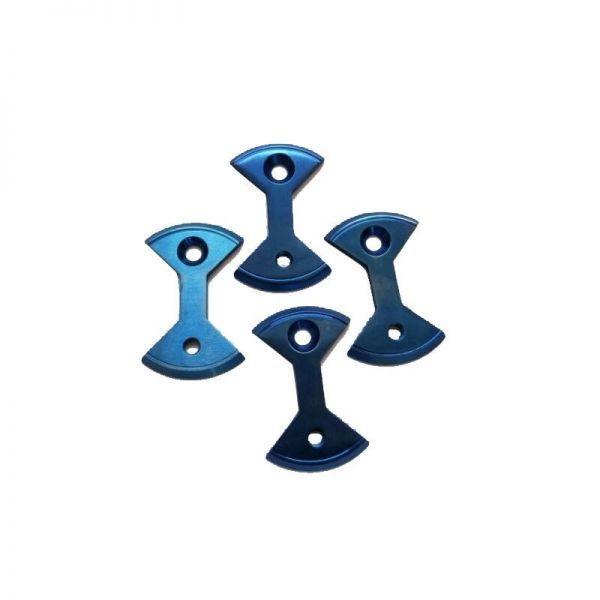 ペダルプレート説明メイドの超軽量6/4チタン、通常航空宇宙産業の使用法チタンnitridようkmcチェーン、研磨面、これらないフェード (ないようアルマイトボルト、彼ら衰退非常にすぐに)Cnc機械加工と研磨面、重量: 21グラム/4個、保存...