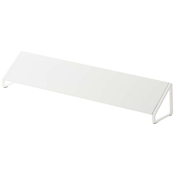 ◆メーカー:山崎実業◆品名:排気口カバー プレート ホワイト◆品番:2405◆商品サイズ:約45〜82X8X7.5cm◆商品重量:約850g◆品質表示:本体:スチール（粉体塗装） ◆グリル排気口に置くだけ！飛び散る油や調理汚れをしっかりガード。