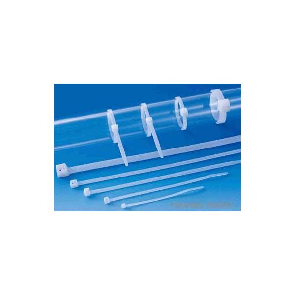 ◆メーカー:ヘラマンタイトン◆品番:AB100◆本数:100本入◆材質:66ナイロン◆色:乳白色◆常時使用温度範囲:-40℃〜＋85℃◆全長:80mm◆幅:2.2mm◆結束径:1〜16mm