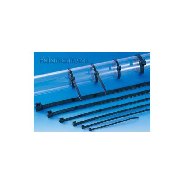 ◆メーカー:ヘラマンタイトン◆品番:AB80-W-100（AB80W100）◆本数:100本入◆材質:66ナイロン◆色:黒色◆全長:80mm◆幅:2.2mm◆結束径:1〜16mm