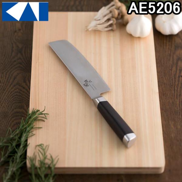 ◆メーカー:貝印◆品名:関孫六 ダマスカス 菜切り包丁 165mm◆品番:AE-5206 (AE5206)◆刃体:ステンレス複合材(刃材:特殊ステンレス刃物鋼、合せ材:ステンレススチール)◆口金・尻金:ステンレススチール◆柄:積層強化木 ◆...