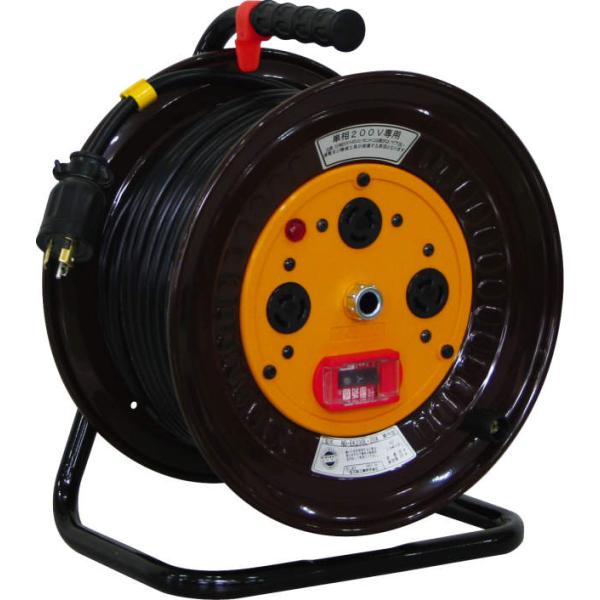 ◆メーカー:日動工業 NICHIDO◆品名:単相200V引掛式電工ドラム◆品番:ND-EK230L-20A (NDEK230L20A)◆スペック等については日動工業公式ホームページをご参照くださいませ。