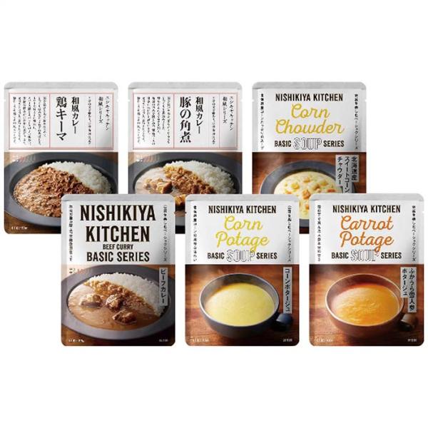 ◆メーカー:ニシキヤキッチン◆品名:ベーシックカレースープセット NK ビーフカレー キーマカレー コーンポタージュ ギフト◆品番:◆内容量:NK'24ビーフカレー180g・NK豚の角煮カレー180g・NK鶏キーマカレー150g・NKコーン...