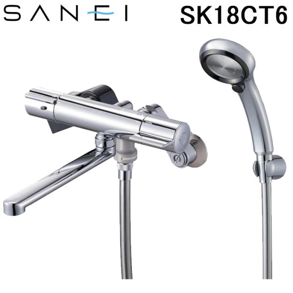 ◆メーカー:三栄水栓◆品名:サーモシャワー混合栓 ウルトラファインバブル UFB◆品番:SK18CT6◆一般地仕様◆ウルトラファインバブル　ウルトラファインバブルの超微細な気泡が、　毛穴やシワの奥まで入り込み、　肌や頭皮の汚れをやさしく洗い...