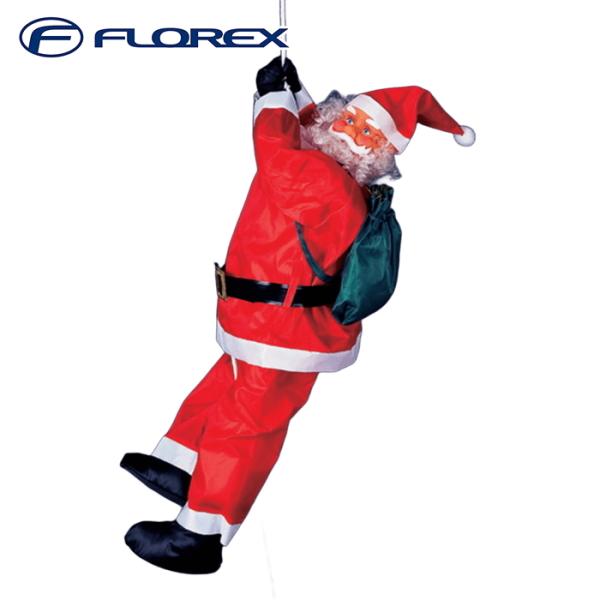 ◆メーカー:フローレックス◆品名:120cmノーマルクライミングサンタ フィギュア サンタクロース クリスマス Xmas かわいい◆品番:SN-163 (SN163)◆長さ＝150cmサンタ＝120cm