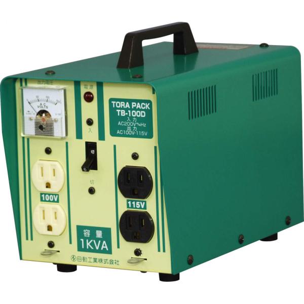 ◆メーカー:日動工業 NICHIDO◆品名:降圧トランス◆品番:TB-100D (TB100D)◆スペック等については日動工業公式ホームページをご参照くださいませ。