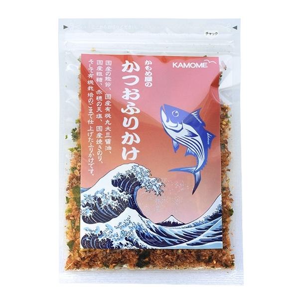 かもめ屋創業のきっかけでもある、「母親が家族に安心して食べてもらえるものを」の想いをこめて地元メーカーと取り組み、安心できる原材料のみで作ったふりかけです。厳選した素材と質の良い調味料から生まれた自然な美味しさをお楽しみください。※まれに魚...