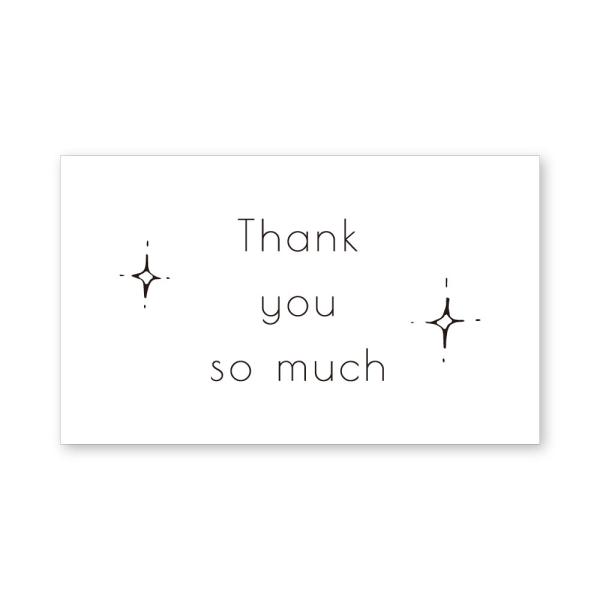 ギフトのラッピングにひとことを添えて、可愛くおしゃれになります！裏面にメッセージを書き添えることも。シンプルなデザインでどんなギフトにもご利用いただけます。入り数: 30枚材質：マットコート紙