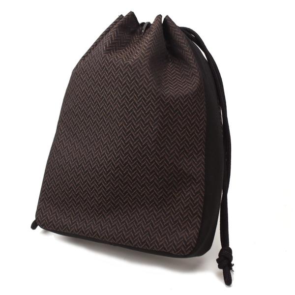 【発売日：2023年11月17日】メンズ 男性 ギフト プレゼント 敬老の日 父の日  裂地に絹を使用した正絹お召の織模様が美しい信玄袋です。マチもあり長財布や携帯等が十分入る大きさです。内側にはポケットが一つ付いていますので、小物の整理も...