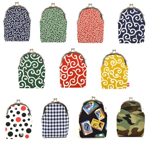 【発売日：2012年09月28日】たばこケースやスマートフォンケース、小物入れにお勧めのがま口ケースです。鞄の中でごちゃごちゃするものをまとめるのにも便利ですね。 表地には綿、裏地は帆布を使用した、しっかりとした手触りです。大きさの目安は、...