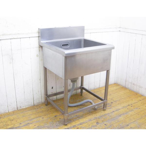 【発売日：2023年12月09日】1槽シンク　流し台　業務用商品サイズ・高さ80ｃｍ　幅60ｃｍ　奥行60ｃｍ　バックセット95cm　シンク深さ23cm内幅51.5cm奥行45.5cm年式・不明中古品です　年数相当の使用感あります　細かい小...
