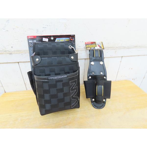 【発売日：2025年01月11日】SK-11　腰袋3段　ツールサック2段DV差し付　VGD-08　SGL-4商品サイズ・高さ26ｃｍ幅20ｃｍ奥行12ｃｍ　高さ26ｃｍ幅12ｃｍ奥行7ｃｍ年式・不明未使用品ですが多少のスレ等があります付属品...