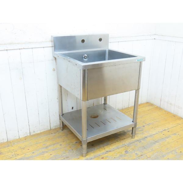 【発売日：2025年08月19日】タニコー製　1槽シンク　流し台商品サイズ・高さ78ｃｍ　幅60ｃｍ　奥行60ｃｍ　バックセット93cm　シンク内寸深さ27cm幅52cm奥行46cm年式・不明中古品です　年数相当の使用感あります　細かい小傷...