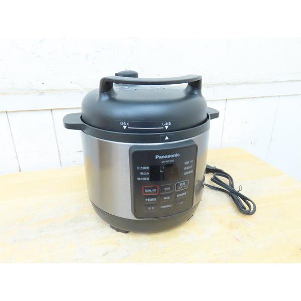 【発売日：2026年04月04日】パナソニック製　電気圧力鍋　SR-MP300　3L商品サイズ・高さ27ｃｍ　幅29ｃｍ　奥行27ｃｍ年式・2021年製中古品です　年数相当の使用感あります　細かい小傷や小汚れ等あります清掃・試験済みです　動...