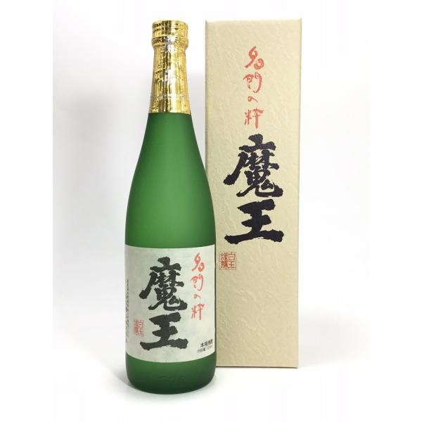 「魔王」専用のカートン入り。「魔王(maou)」は、「天使を誘惑し、魔界への最高の酒を調達する悪魔たちによってもたらされた特別なお酒」が由来。プレミアム焼酎『3Ｍ』の一つとしてその名を知られています。日本酒にしようする黄麹で仕込まれているの...