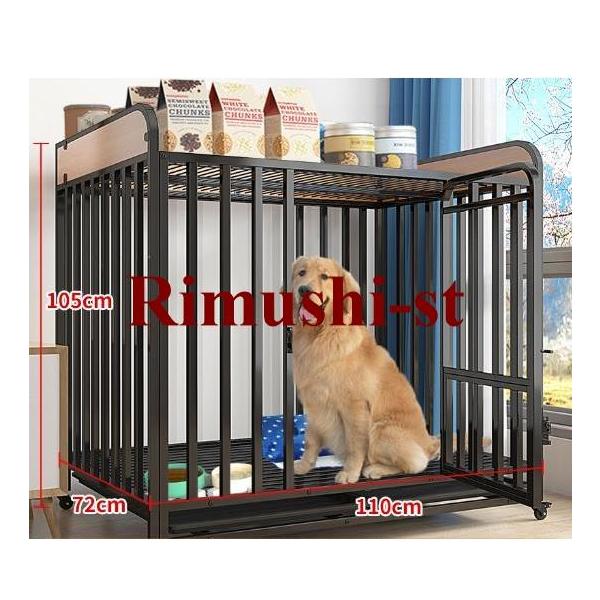 ペットケージ犬檻犬小屋ケージペットサークルドッグケージペットフェンス小型大型中型犬用ペット用品キャスター付き