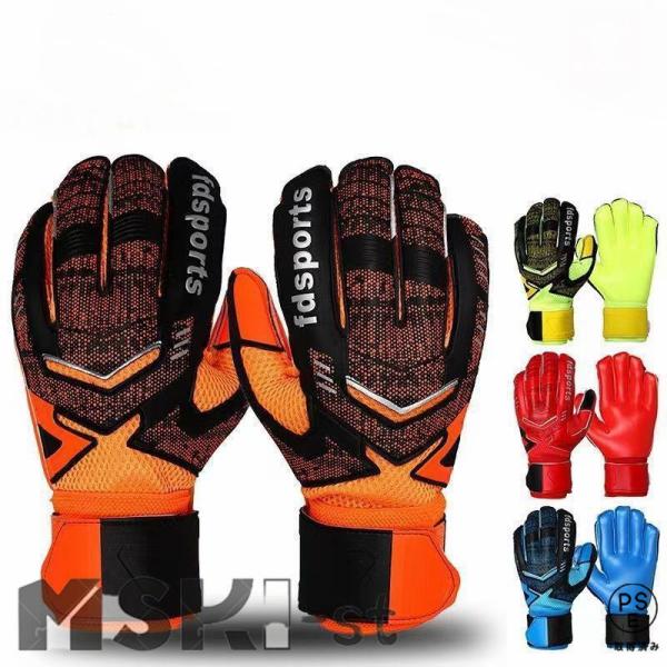 商品情報?商品名:キーパーグローブ?カラー:レッド、ブルー、オレンジ、グリーン?サイズ：　子供用サイズ：５号~７号　成人用サイズ：８号~10号?素材:　手の甲：繊　手のひら：ラテックス?仕様説明キーパーグローブはキーパーの中指の長さで決まり...