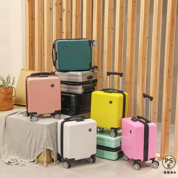 超小型 XXSサイズ スーツケース 機内持ち込み キャリーケース 軽量 14インチ Transporter【ss14】18リットル 18L【e-do】に注意：スーツケース内部とホイールのデザインがリニューアルされました。PC、環境、光の具合...