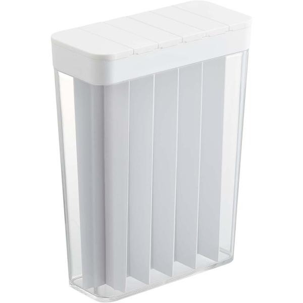 ◆メーカー:山崎実業◆品名:1合分別 冷蔵庫用米びつ プレート◆品番:3822◆商品サイズ:約18.5X8.5X24.5cm◆品質表示:本体・仕切り:PS樹脂、蓋・キャップ:PE樹脂◆お米が1合ごとに12分割されているから必要な分のお米を直...